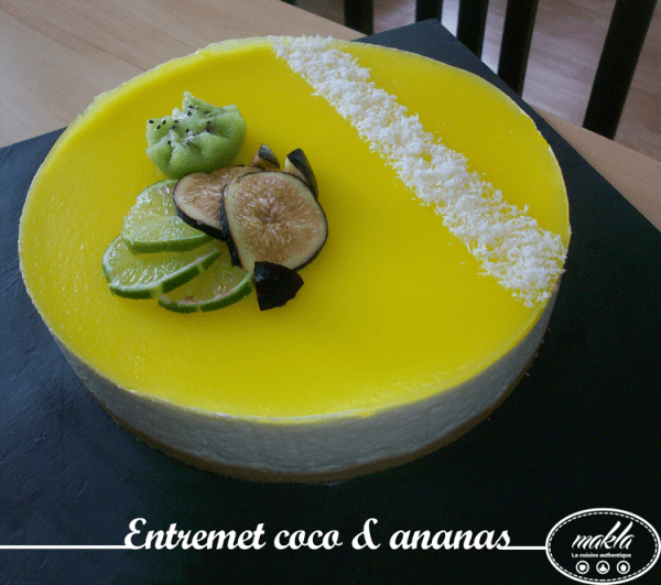 Entremet aux fruits rouges - Makla - La cuisine authentique