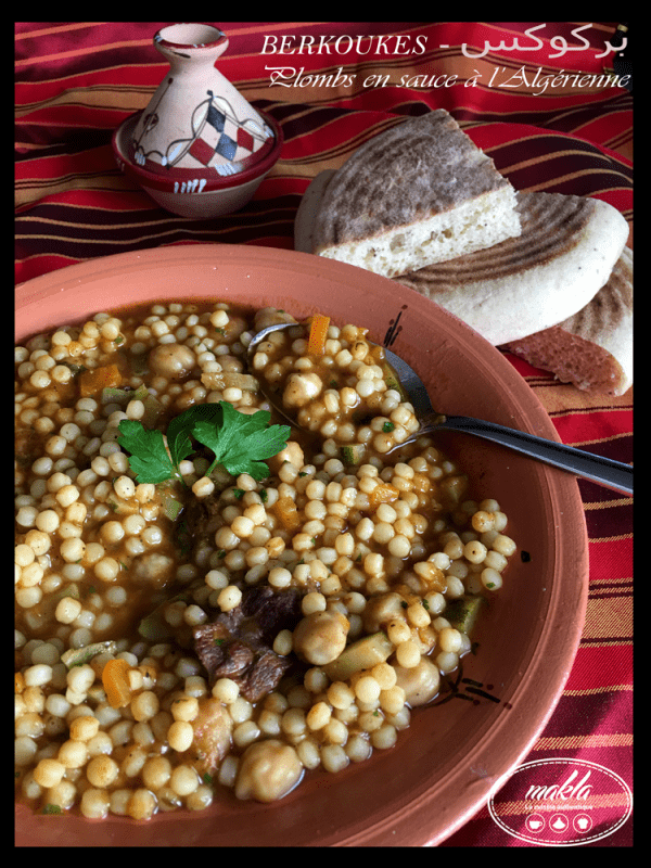 Berkoukes - Plombs en sauce à l'algérienne - Makla - La cuisine authentique