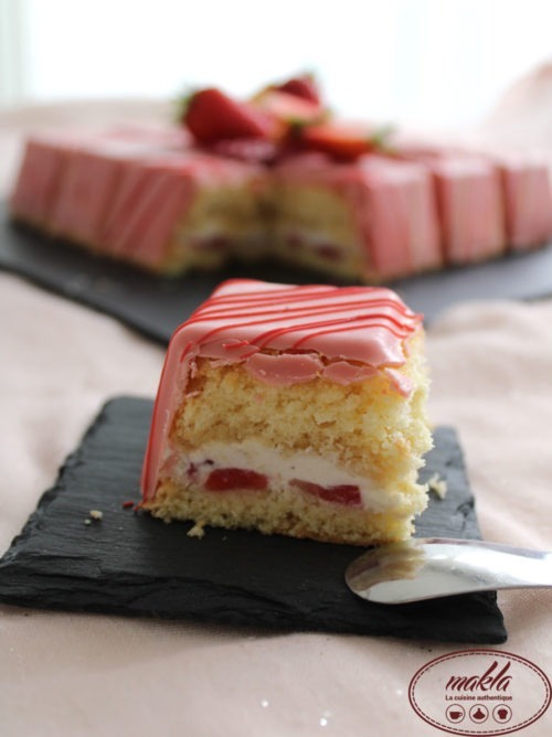 Fraisier tablette - Makla - La cuisine authentique