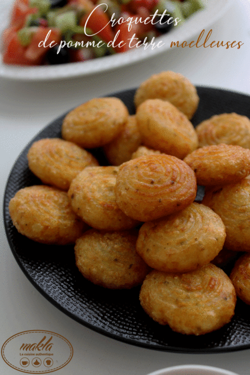 Croquettes de pomme de terre moelleuses - Makla - La cuisine authentique