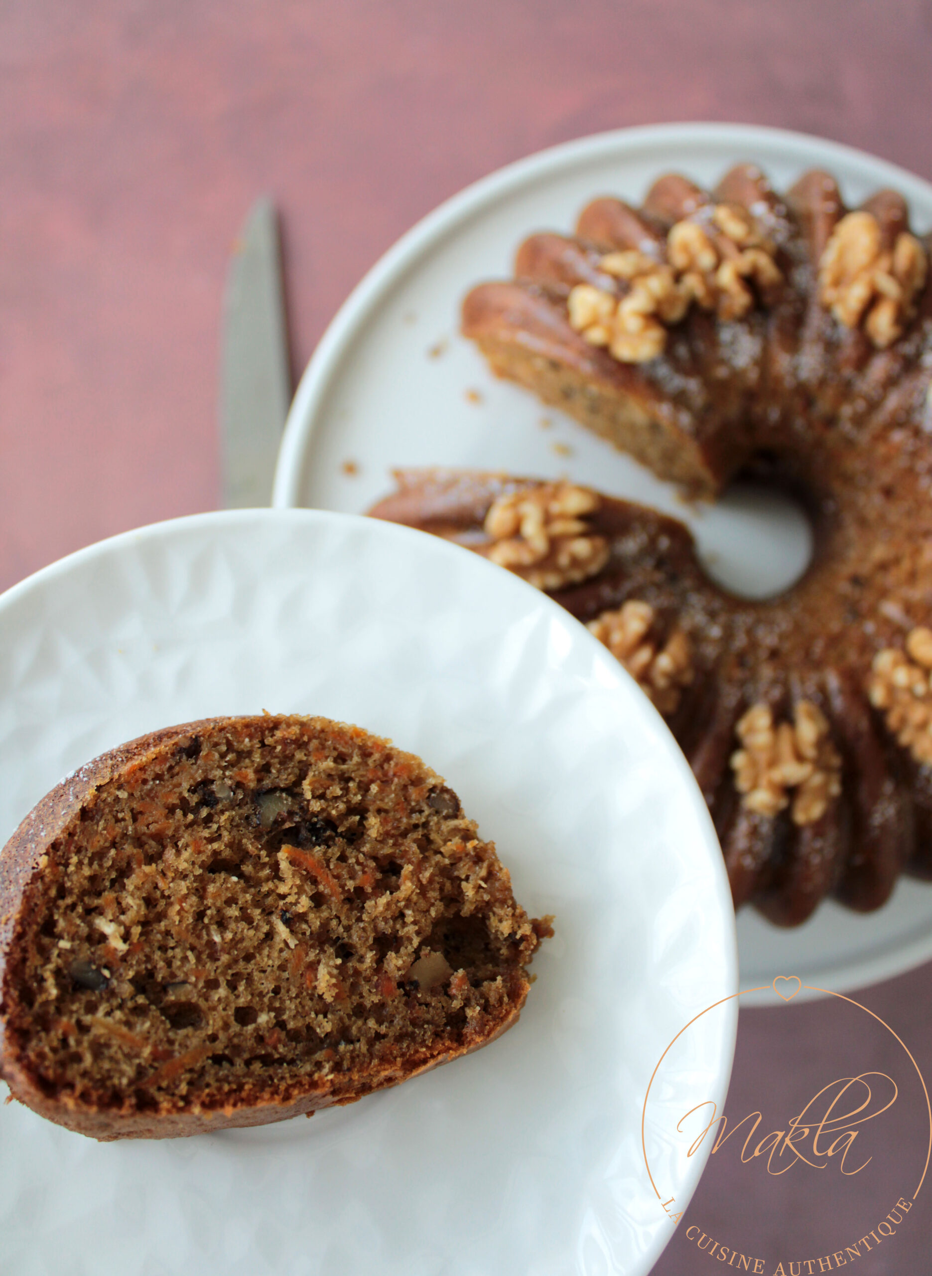 Gâteau portugais | Noix de coco - Carotte - Noix - Makla - La cuisine ...