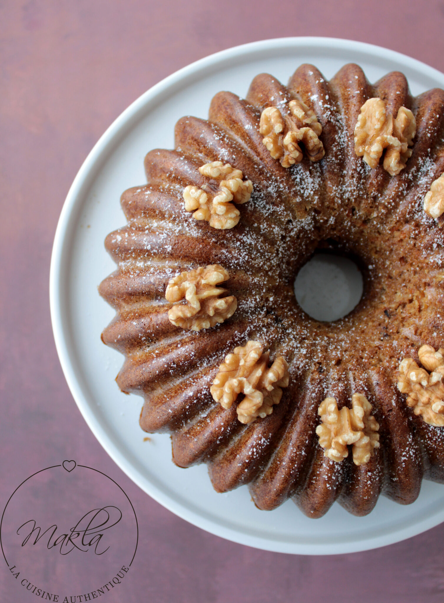 Gâteau portugais | Noix de coco - Carotte - Noix - Makla - La cuisine ...