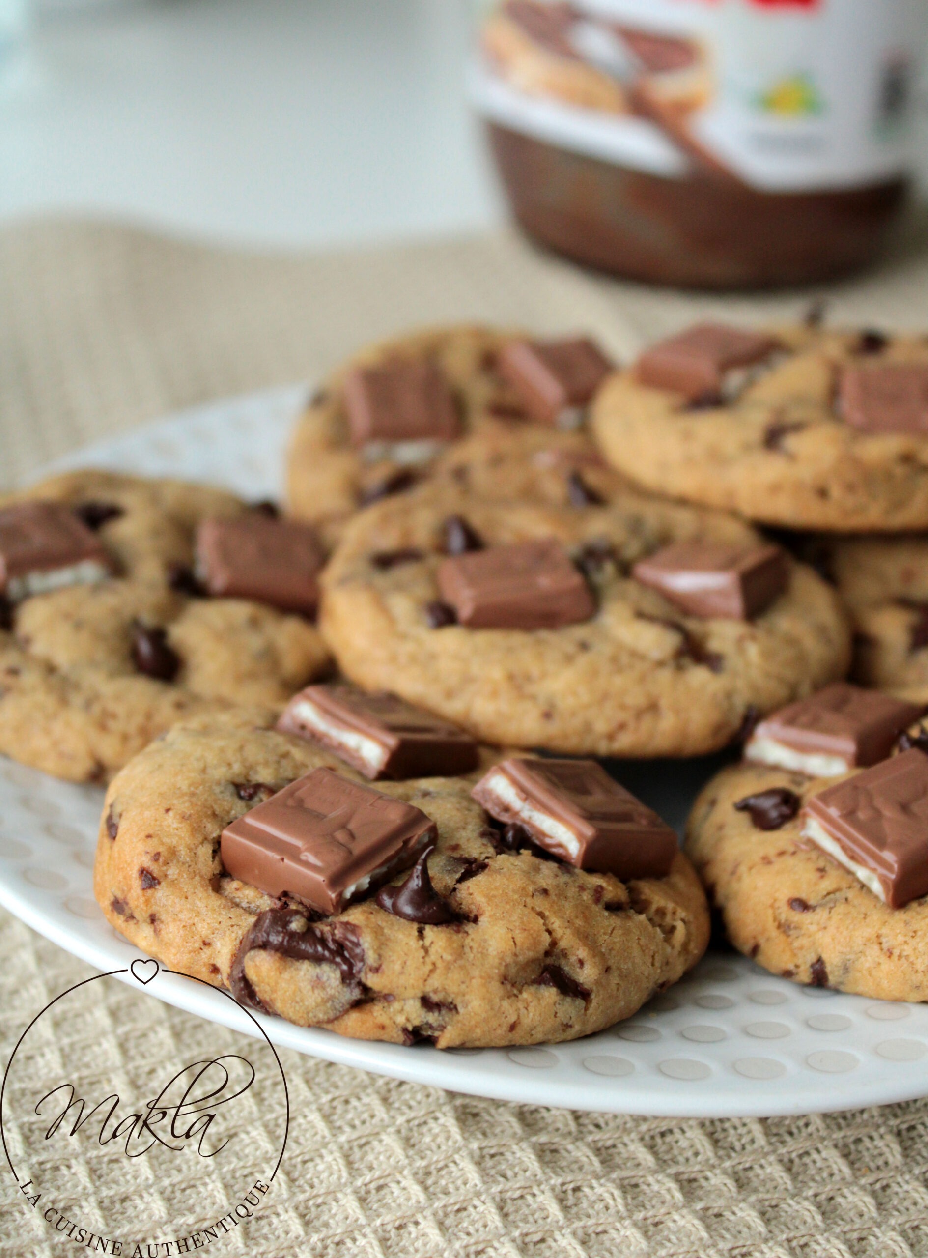 Cookies Milka® fourrés au Nutella® - Makla - La cuisine authentique