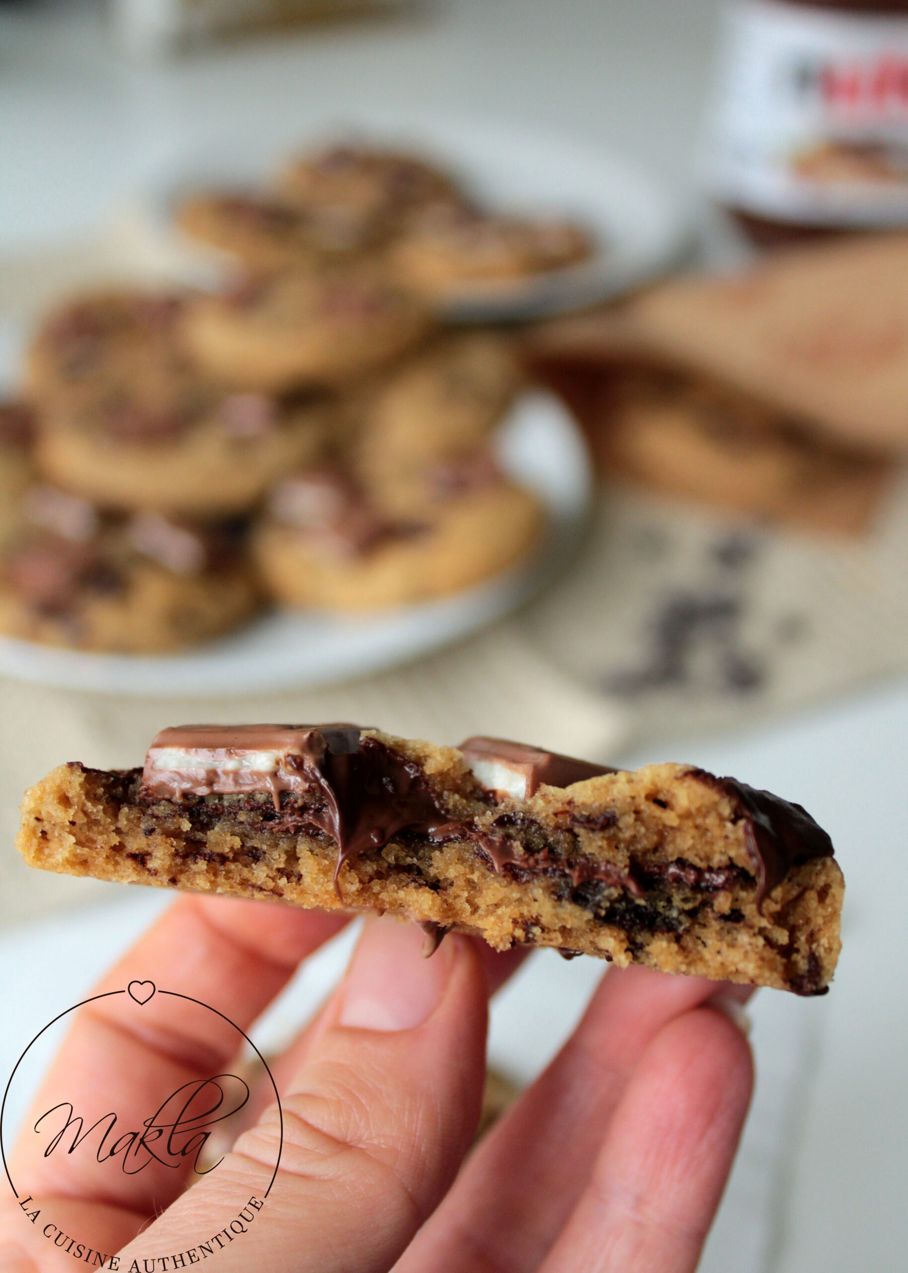 Cookies Milka® fourrés au Nutella® - Makla - La cuisine authentique