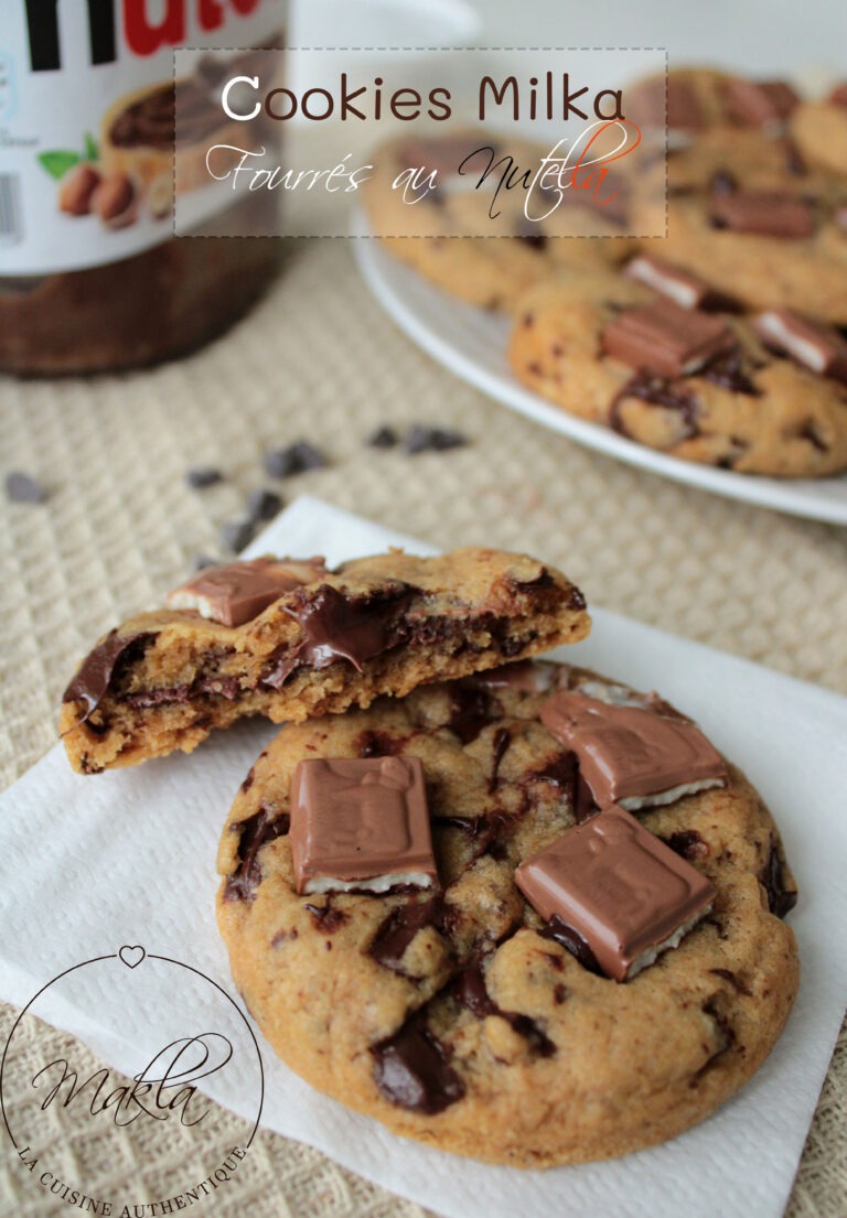 Cookies Milka® fourrés au Nutella® - Makla - La cuisine authentique