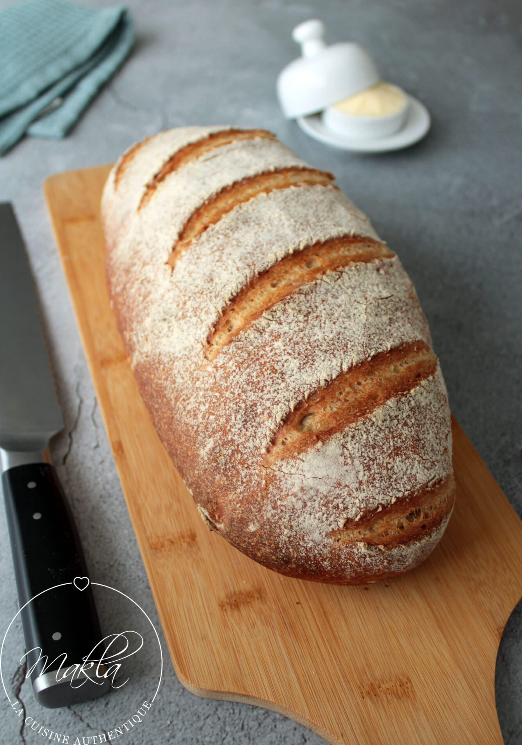 Pain boulot maison | Croustillant & moelleux - Makla - La cuisine ...