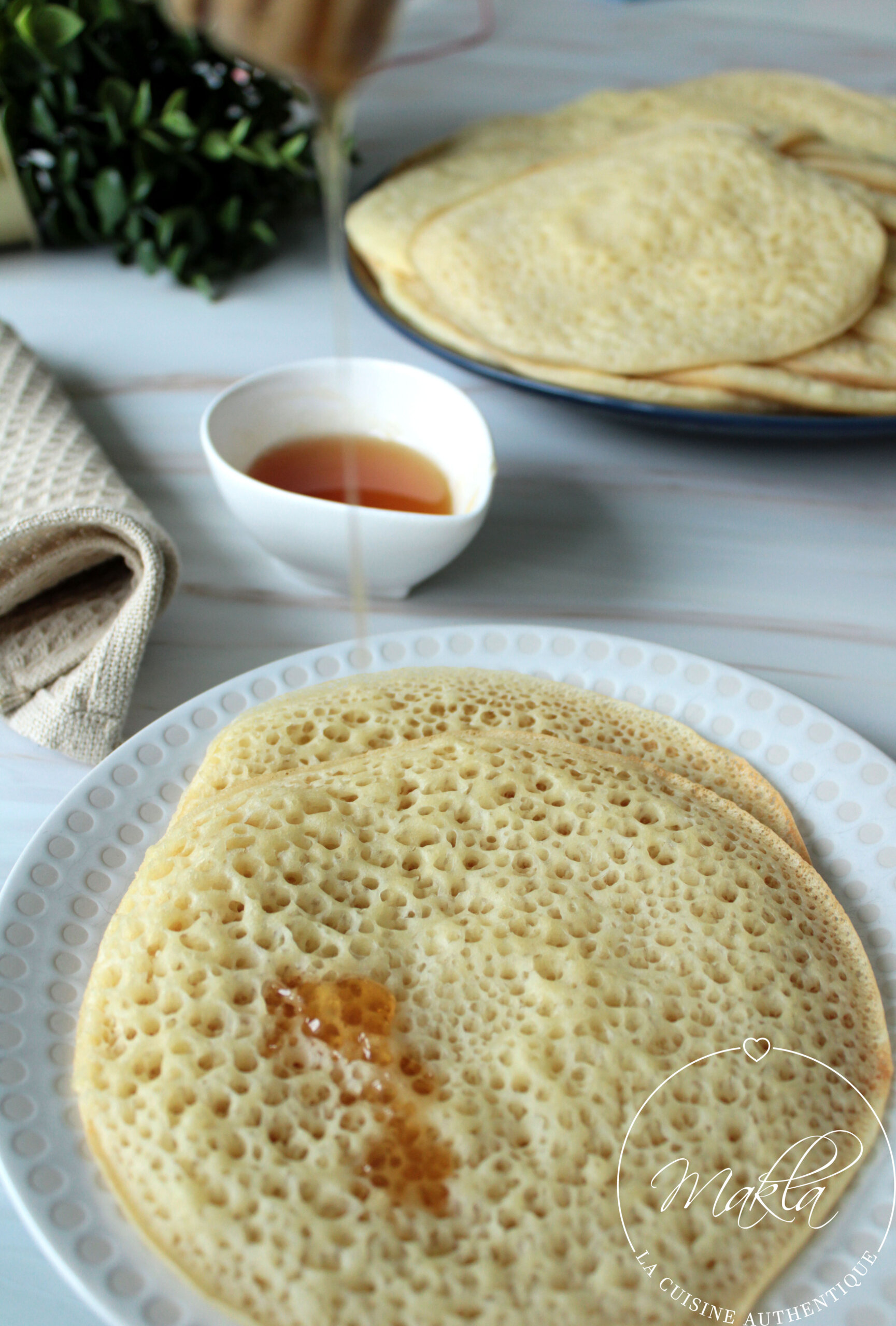 Baghrir - Crêpes légères et moelleux aux mille trous | Recette ...